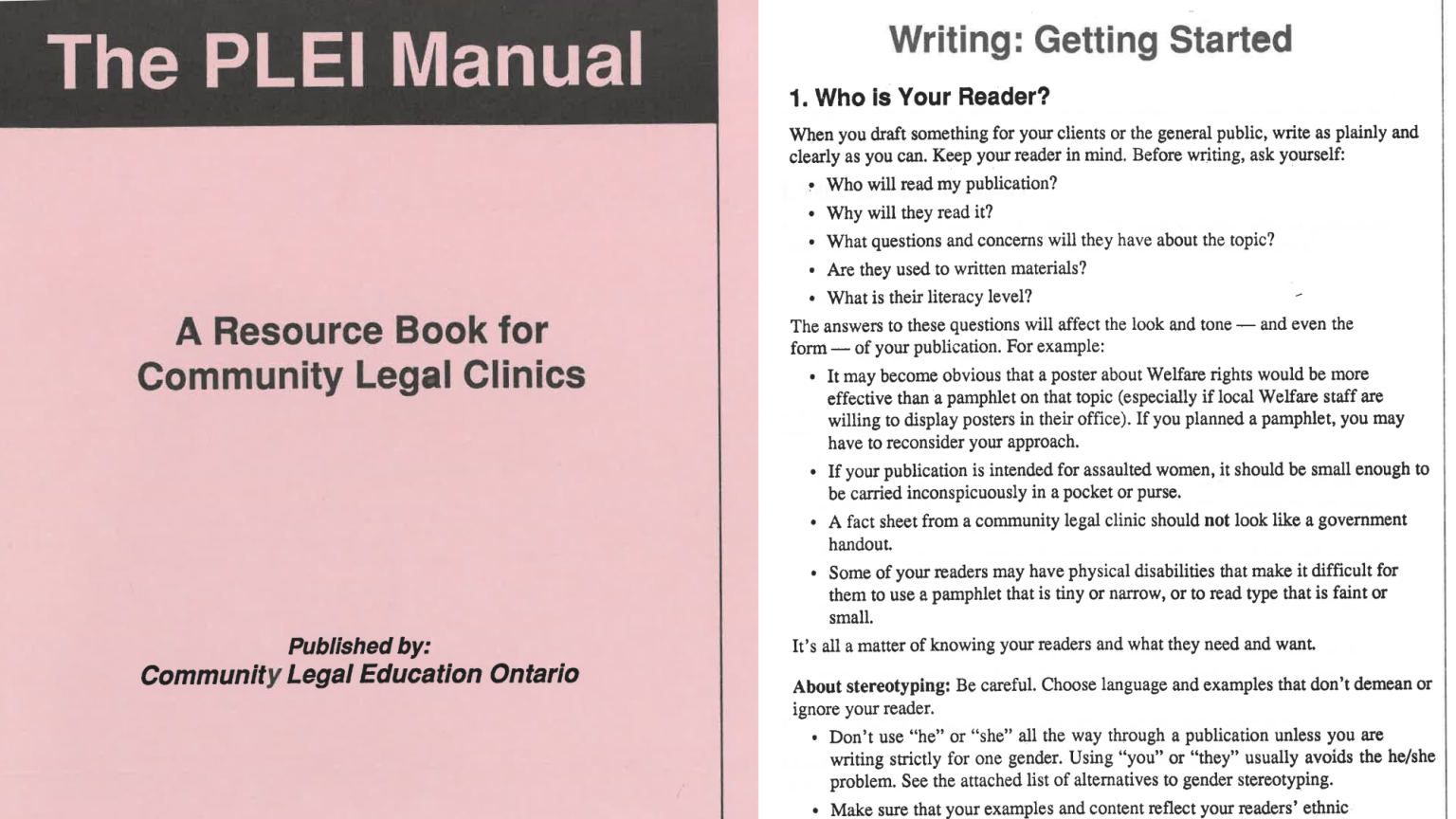 CLEO's history - CLEO (Community Legal Education Ontario / Éducation ...