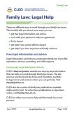 Free legal information and advice - CLEO (Community Legal Education ...