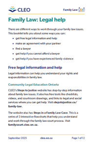 Free legal information and help - CLEO (Community Legal Education ...