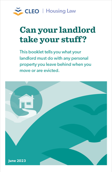 When is it legal for my landlord to take my things? - CLEO (Community ...